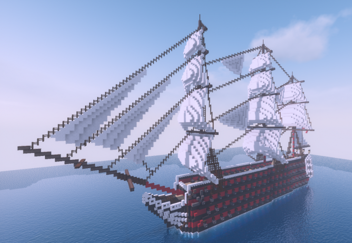 Spanish Ship of The Line Nuestra Señora de la Santísima Trinidad ...