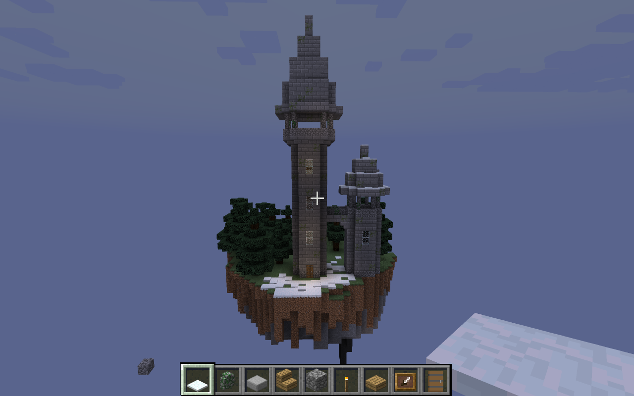 Medieval Sky Island Village Minecraft Map