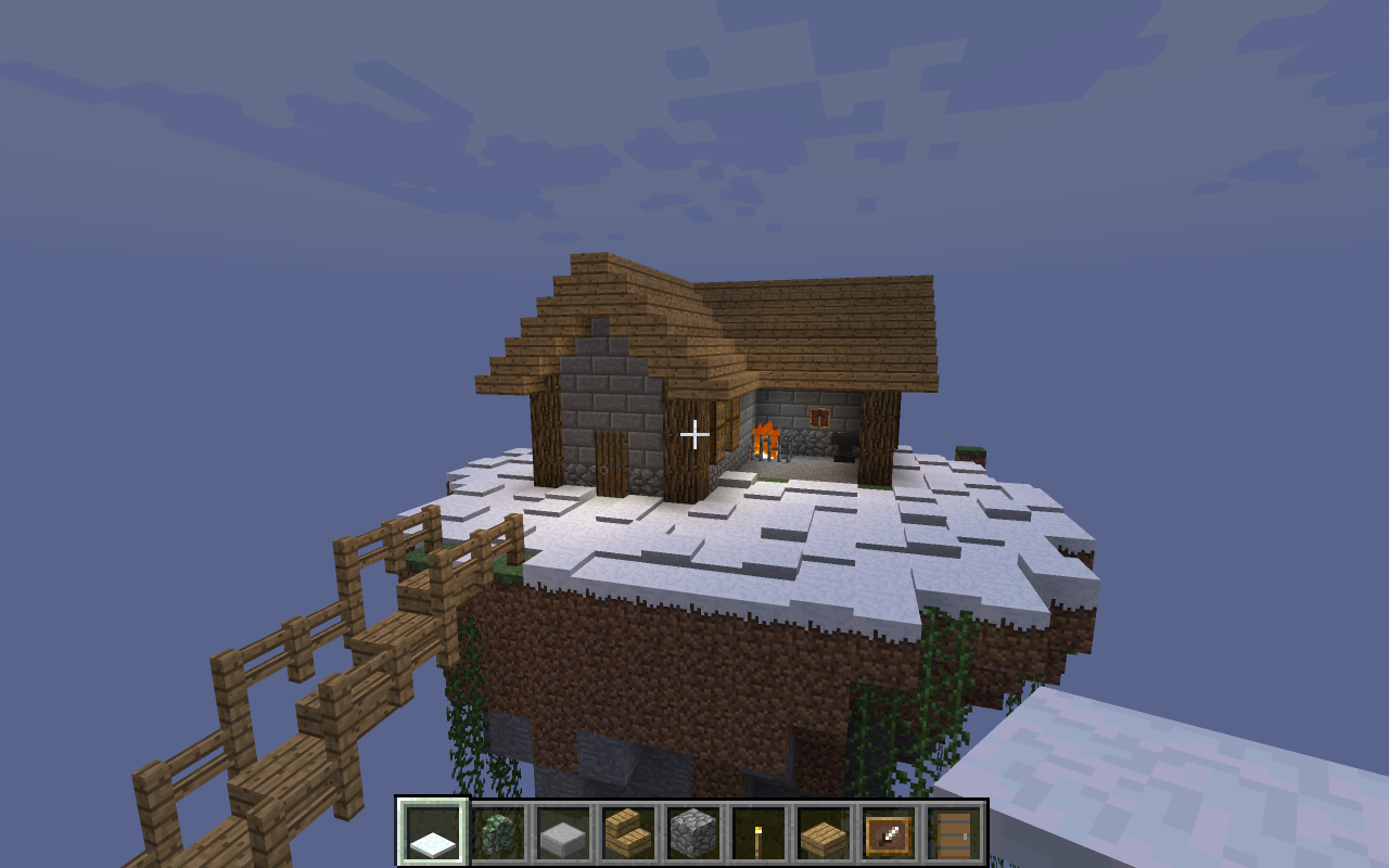 Medieval Sky Island Village Minecraft Map