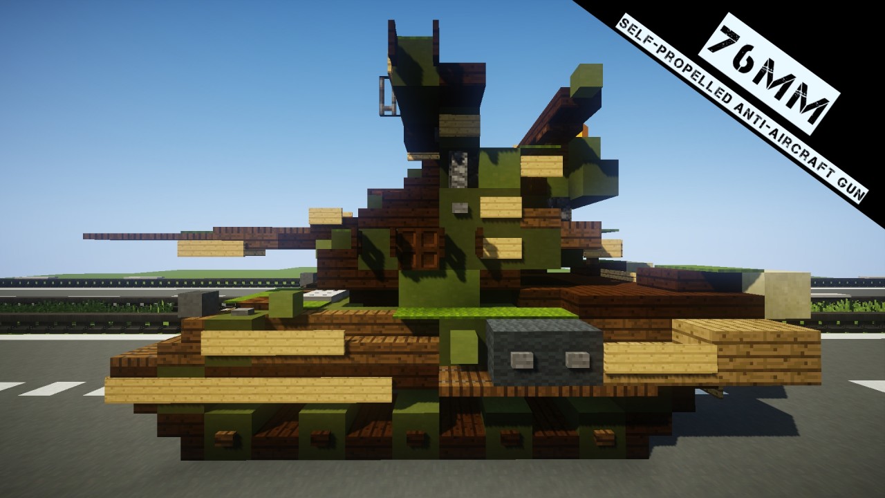 Self-propelled anti-aircraft gun - SPAAG Minecraft Map