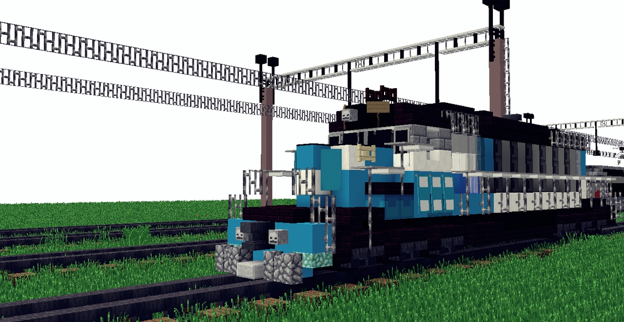 Diesel locomotive EMD SD40-2 Minecraft Map
