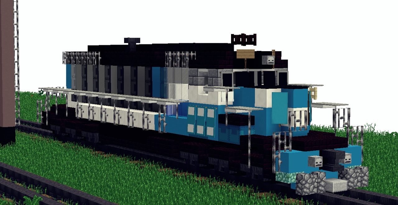 Diesel locomotive EMD SD40-2 Minecraft Map