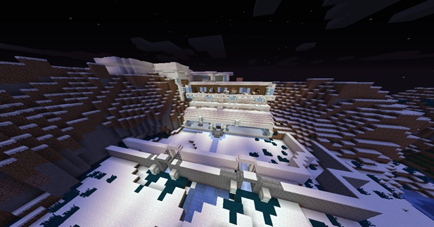 Mega Mountain House Minecraft Map
