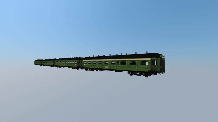 K1 passenger coaches NMBS Minecraft Map