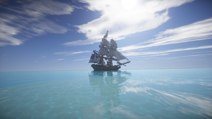 HMS Interceptor | Pirates of the Caribbean (ShipSide) Minecraft Map