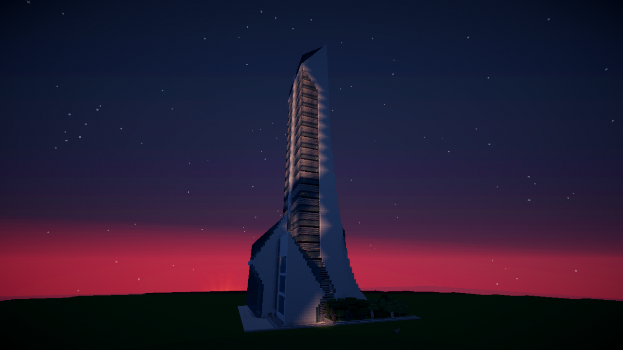 Futuristic Skyscraper 1 Minecraft Map