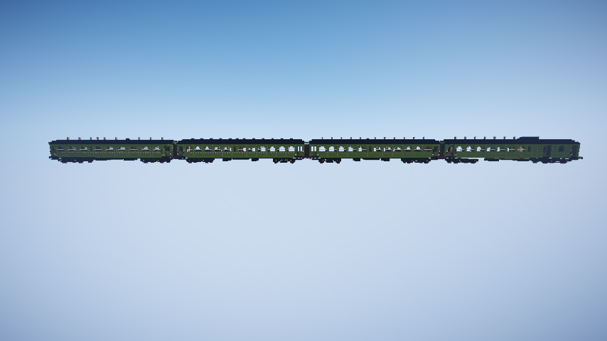 K1 passenger coaches NMBS Minecraft Map