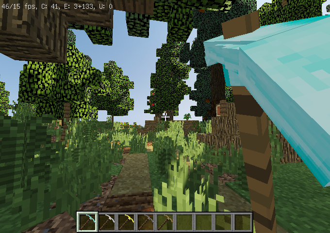 3D PICKAXE Minecraft Texture Pack