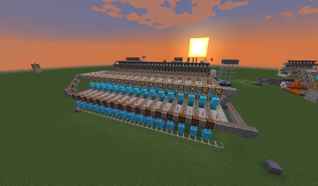 Big Forest Mining Company Item Retrieval System Minecraft Map