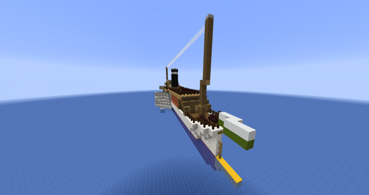 PD - Lutetia / Paddle Steamer ( Saxony ) Minecraft Map