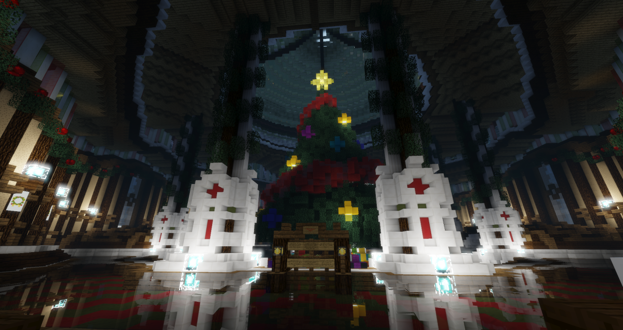 Welcome to The North Pole! [Christmas Gifts Build] Minecraft Map