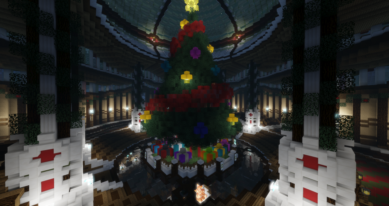 Welcome to The North Pole! [Christmas Gifts Build] Minecraft Map