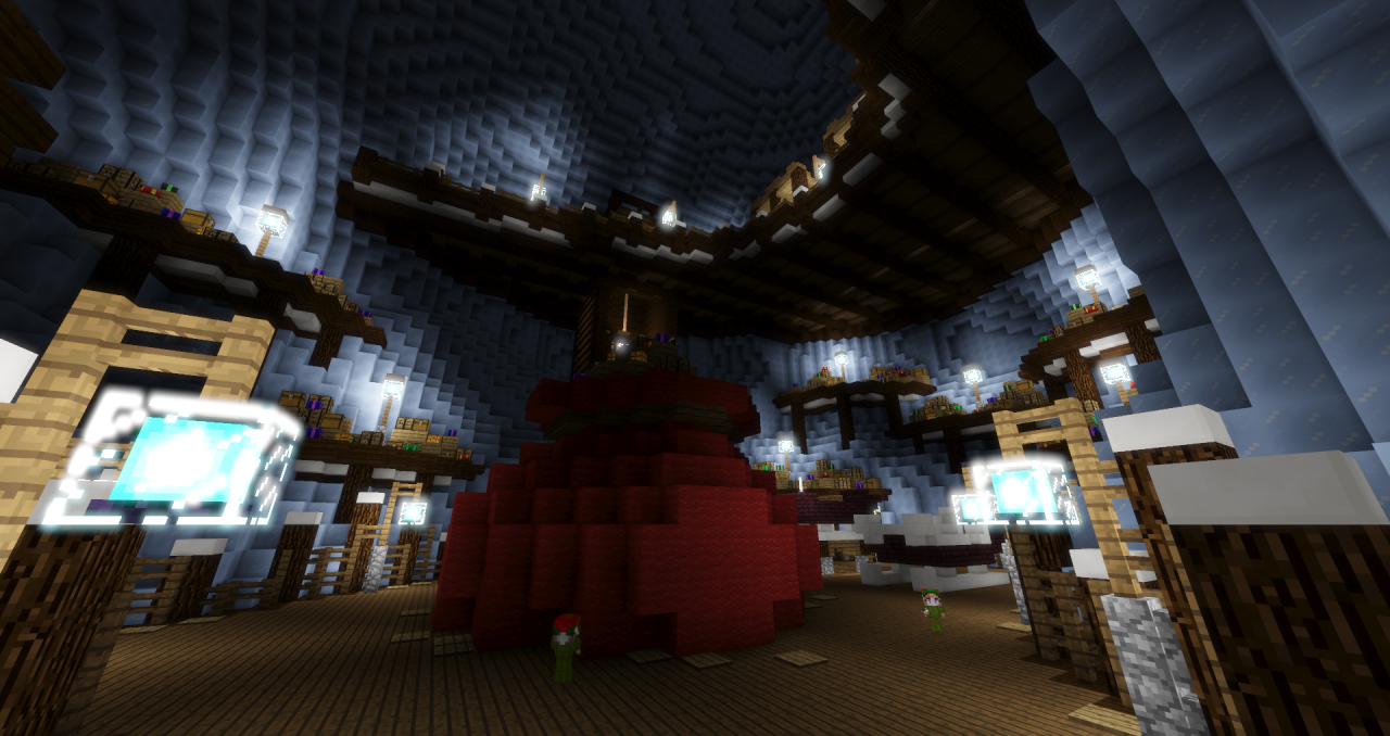 Welcome to The North Pole! [Christmas Gifts Build] Minecraft Map