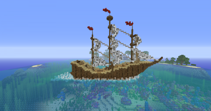 Medieval Cargo Ship ♡ Minecraft Map