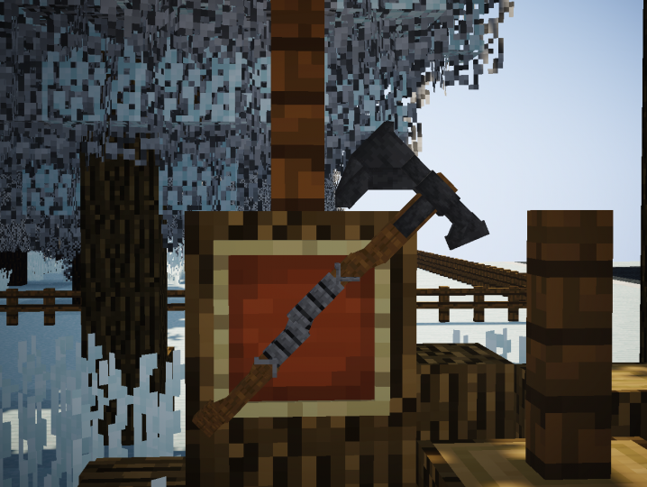 kratos axe Minecraft Texture Pack