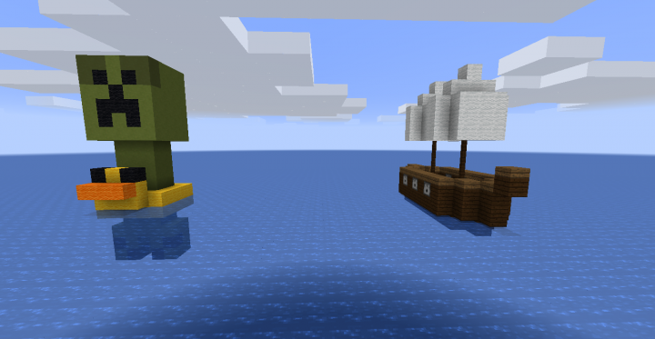 Submarine and Sea Base Minecraft Map