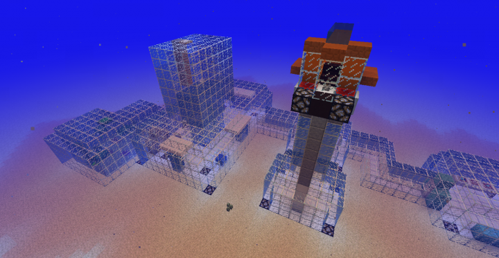 Submarine and Sea Base Minecraft Map