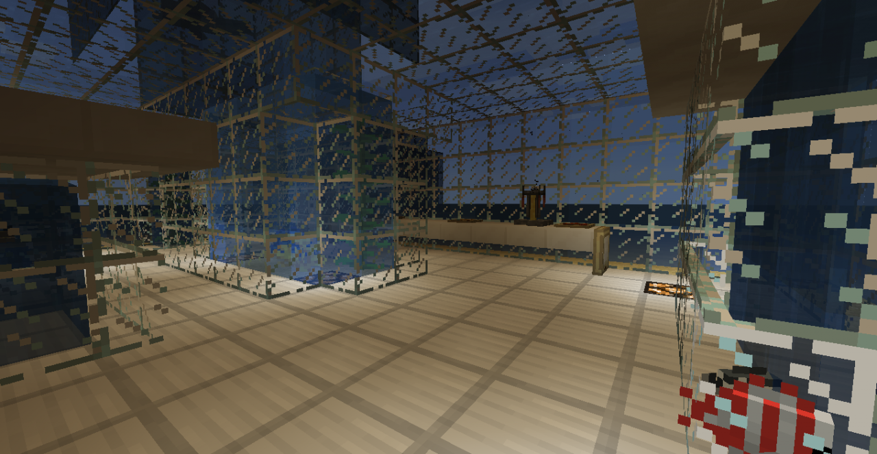 Submarine and Sea Base Minecraft Map