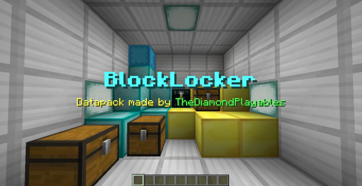 BlockLocker Datapack - Lock Anything You Like! (1.13-1.13.2) Minecraft Data Pack