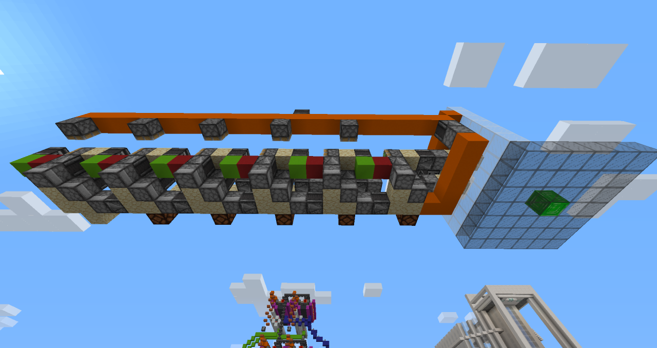 Binary Counter with Decrement Minecraft Map