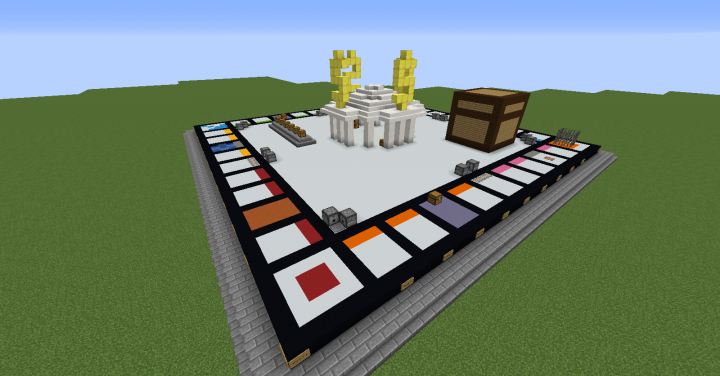 Monopoly in Minecraft (NO COMMANDS) Minecraft Map
