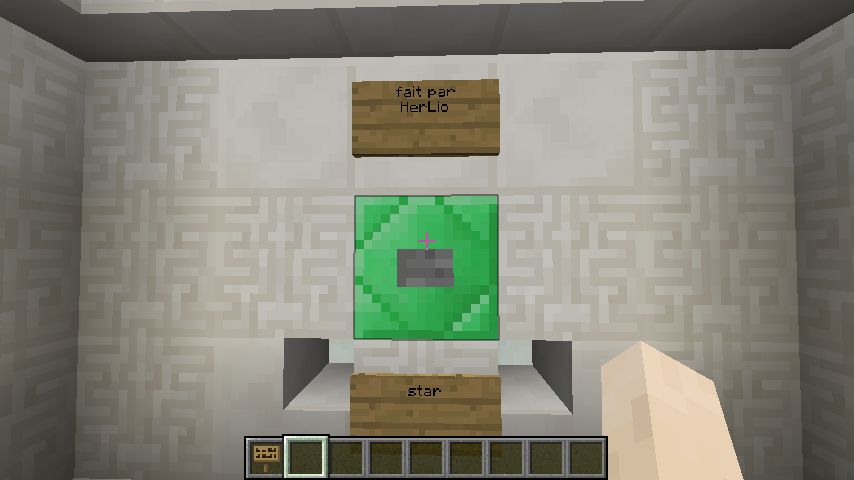 Le command block Minecraft Map