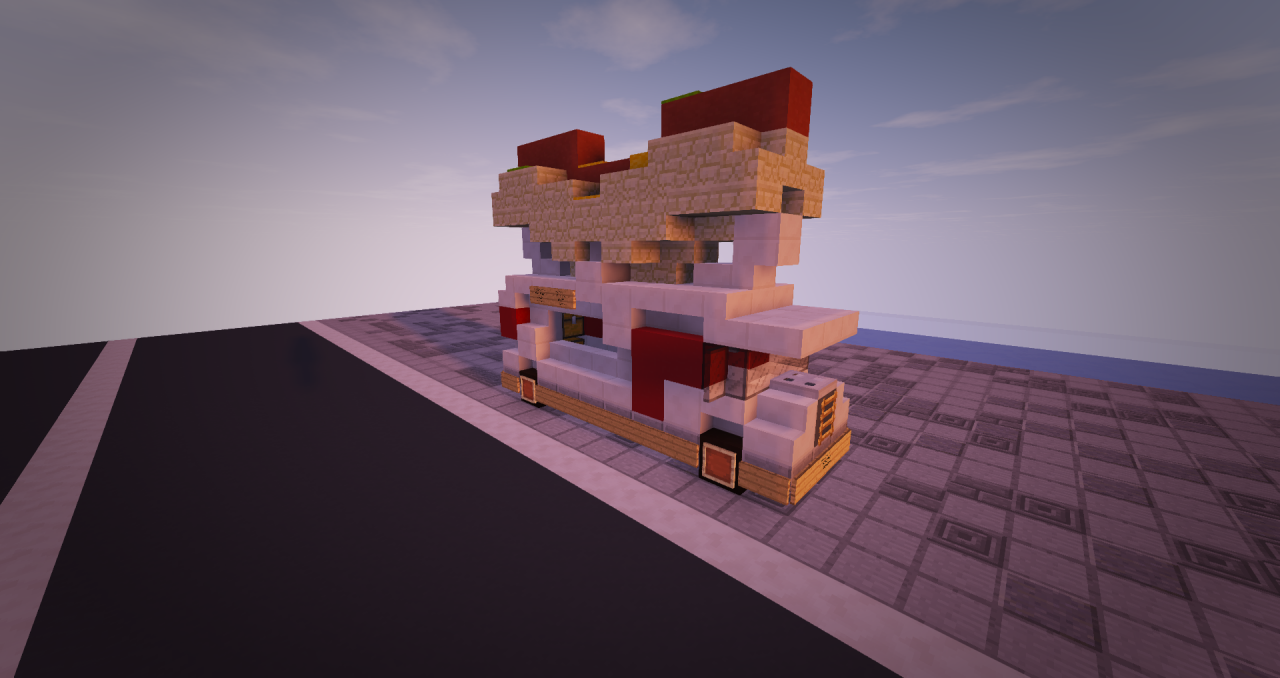 Hotdog Car/Food Truck Minecraft Map