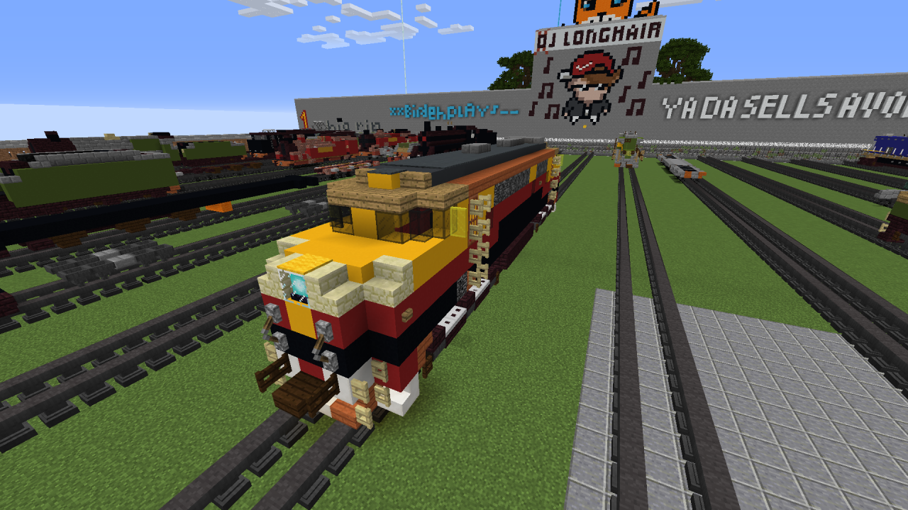 B 75(B class locomotive) Minecraft Map