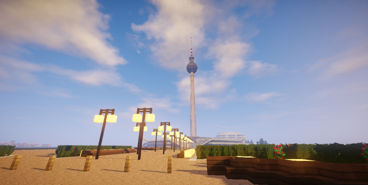 Fernsehturm Berlin/Berlin TV Tower/Берлинская телебашня Minecraft Map