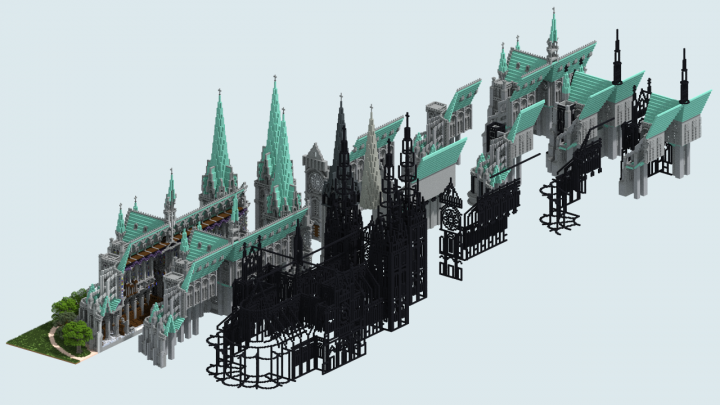 Cathedral & Wyrm Minecraft Map