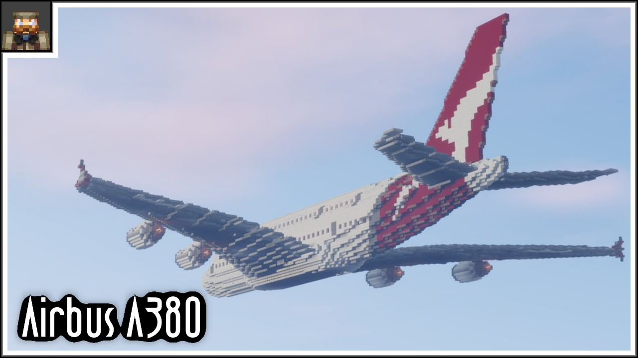 Minecraft - Airbus A380 Minecraft Map