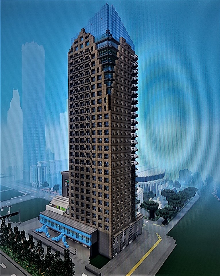 Downtown Skyscraper Minecraft Map