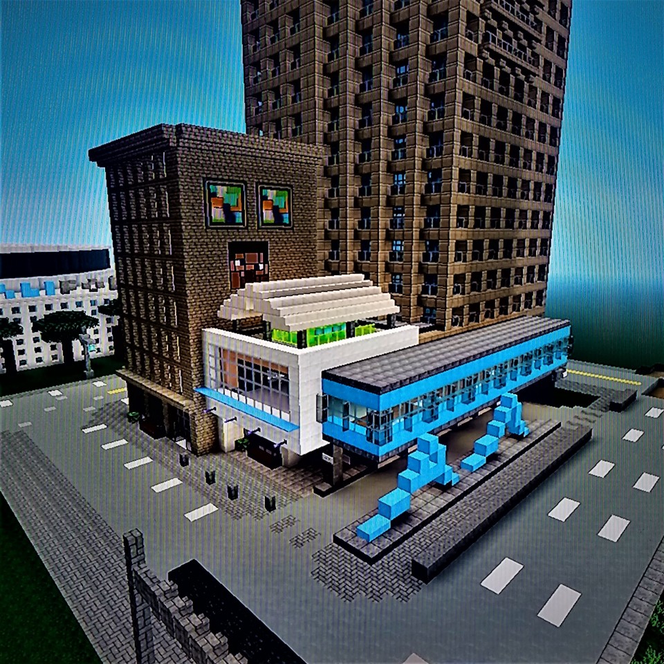 Downtown Skyscraper Minecraft Map