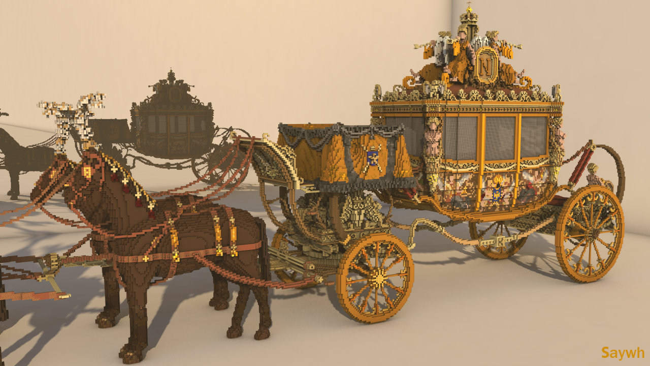 Carriage for coronation of Charles X Minecraft Map