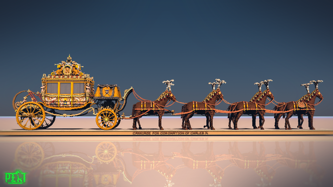 Carriage for coronation of Charles X Minecraft Map