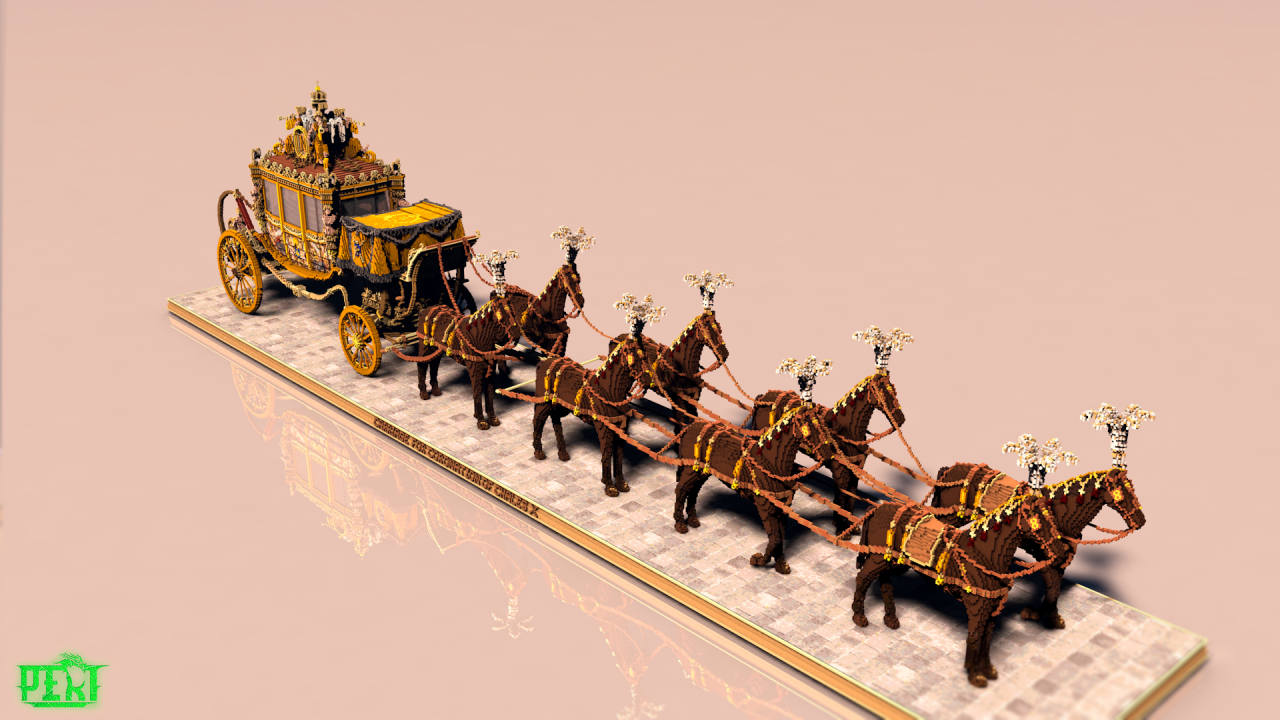Carriage for coronation of Charles X Minecraft Map