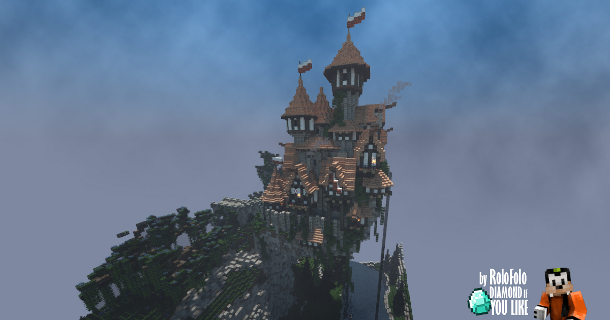 [Fantasy] Castle on the Hill [Plots spawn] Minecraft Map