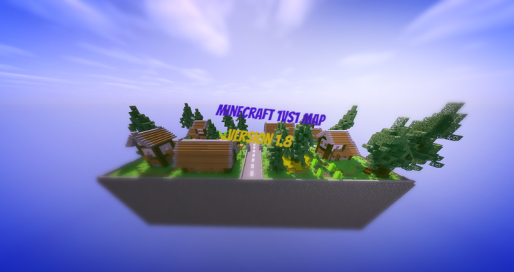 Minecraft 1vs1 Map for Lucky Block Minecraft Map