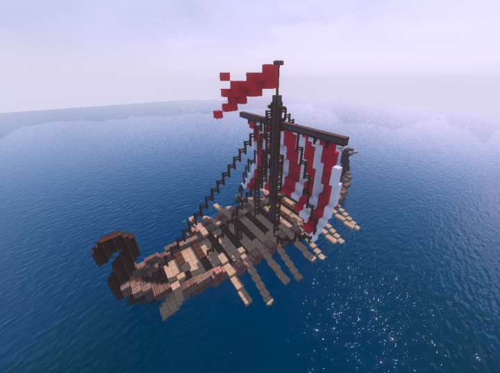 Viking Longship Minecraft Map