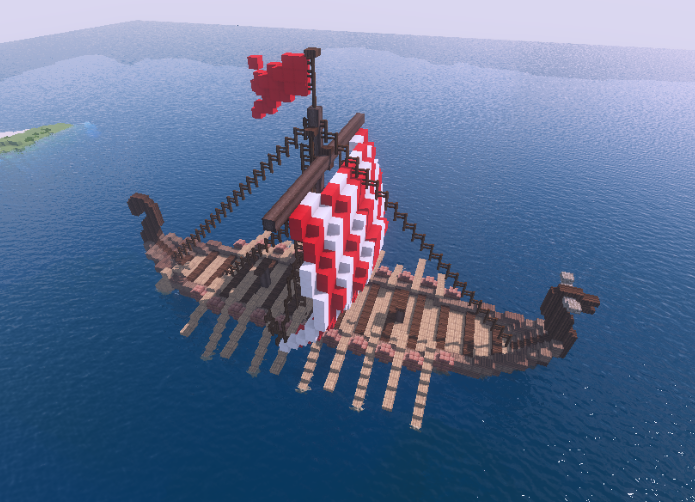 Viking Longship Minecraft Map