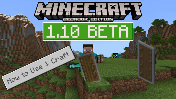 How To Use Craft Shields In Minecraft Bedrock