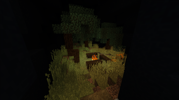 Elytra Base and Village Minecraft Map