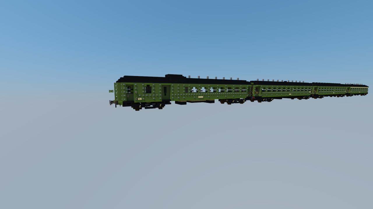 K1 passenger coaches NMBS Minecraft Map