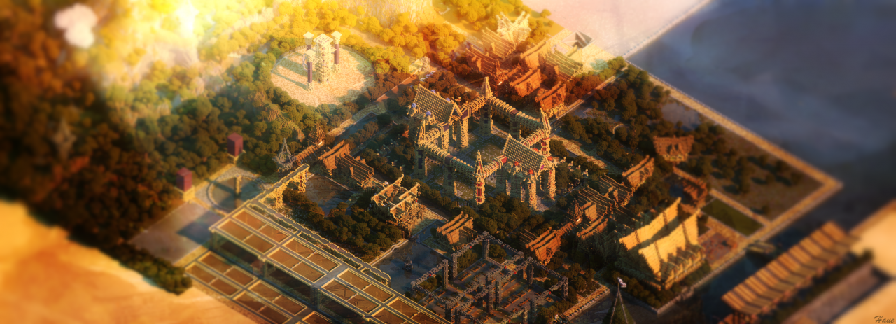 Thebes | Hundred gate capital Minecraft Map