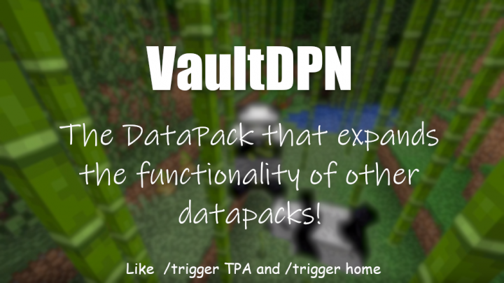 VaultDPN - Implementable UUID System in Minecraft! Minecraft Data Pack