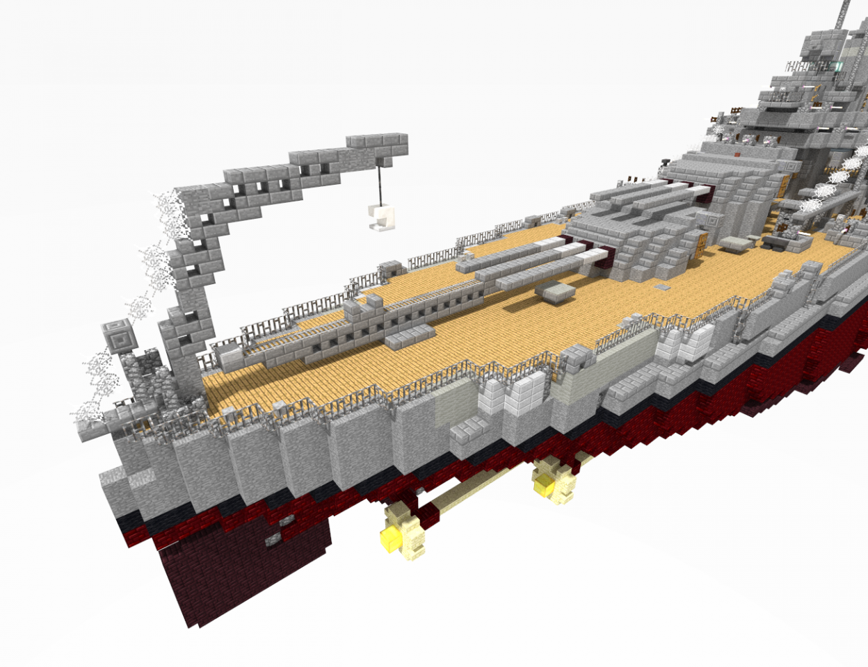 USS New Mexico (1:1 scale) Minecraft Map