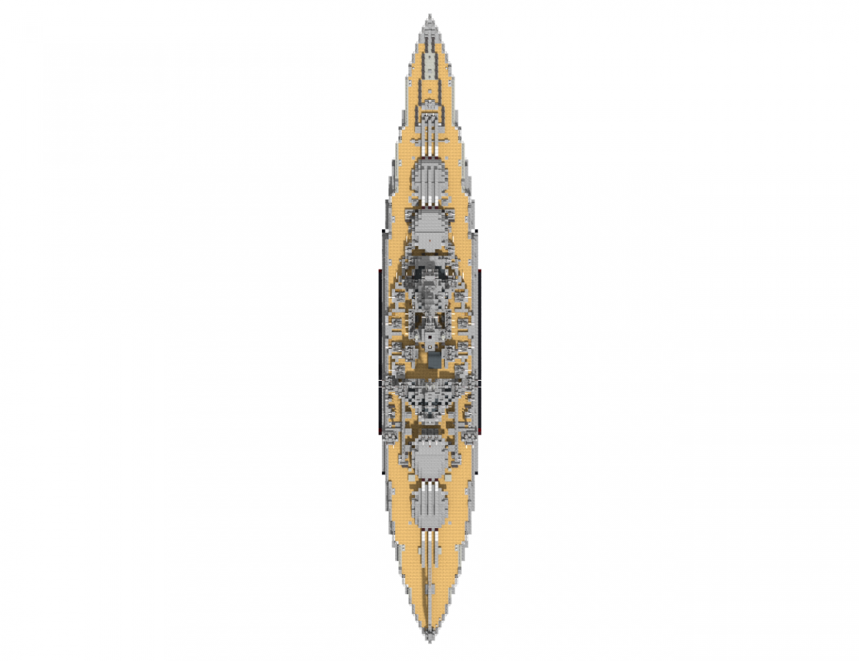 USS New Mexico (1:1 scale) Minecraft Map