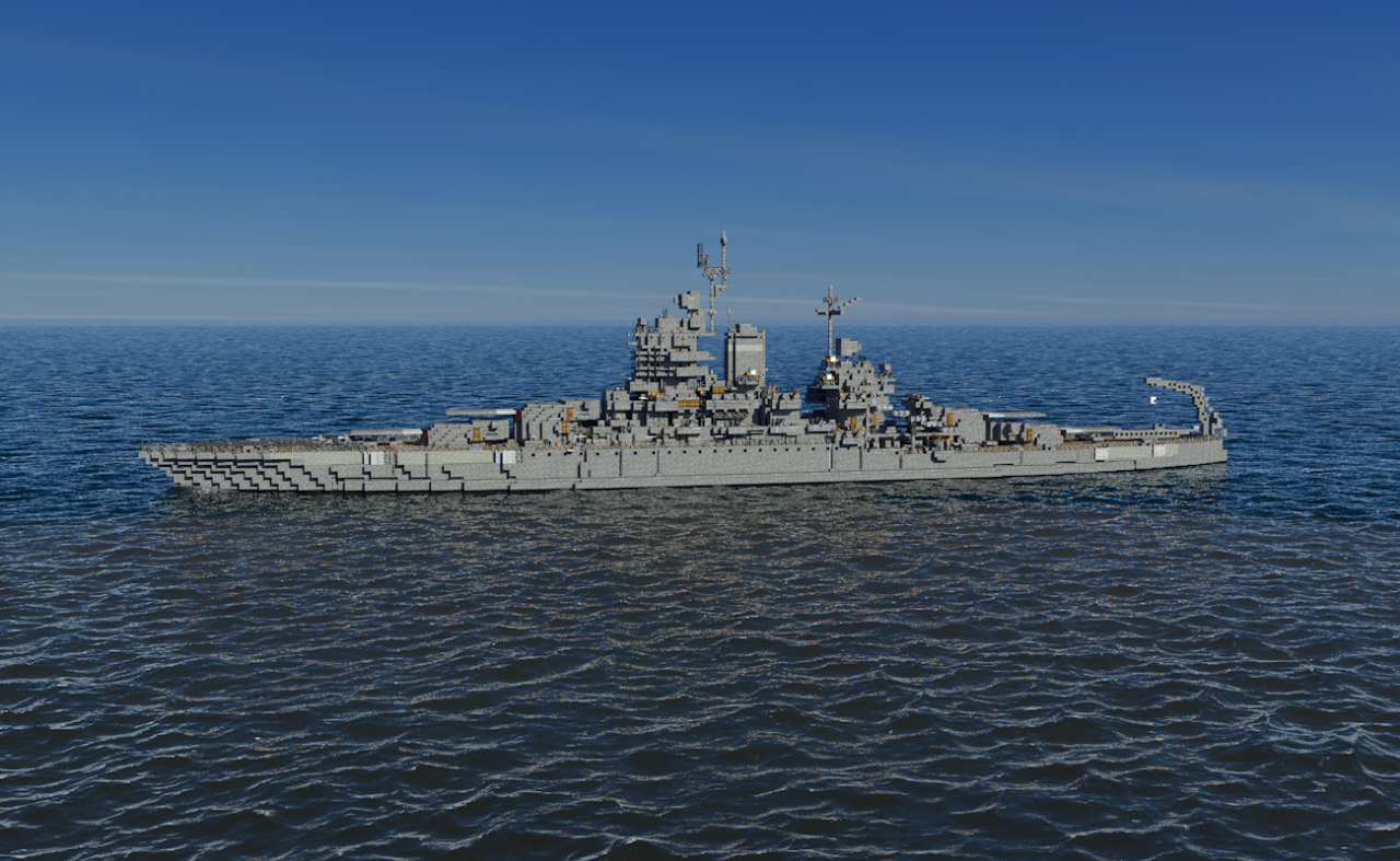 USS New Mexico (1:1 scale) Minecraft Map