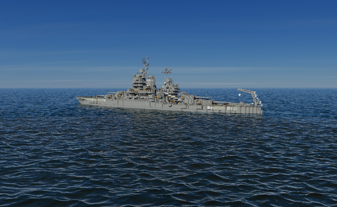 USS New Mexico (1:1 scale) Minecraft Map