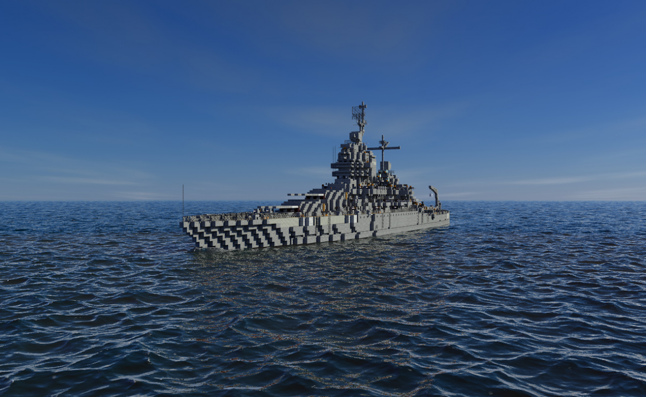 USS New Mexico (1:1 scale) Minecraft Map